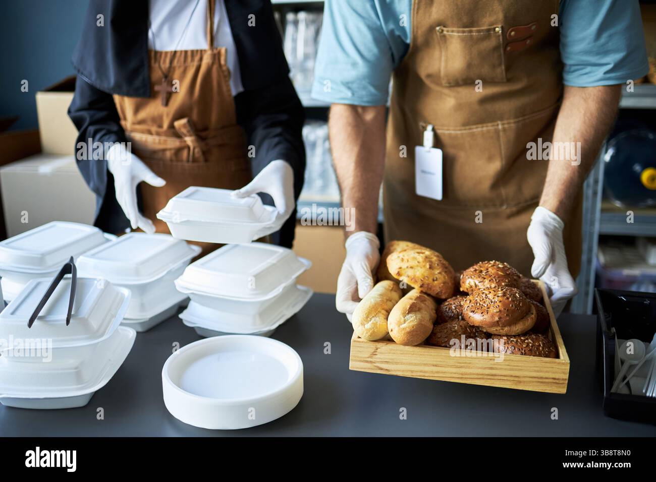Employee staff preparing orders hi-res stock photography and images - Alamy