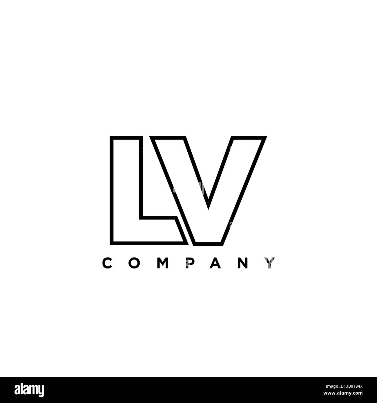 L v letter Black and White Stock Photos & Images - Alamy