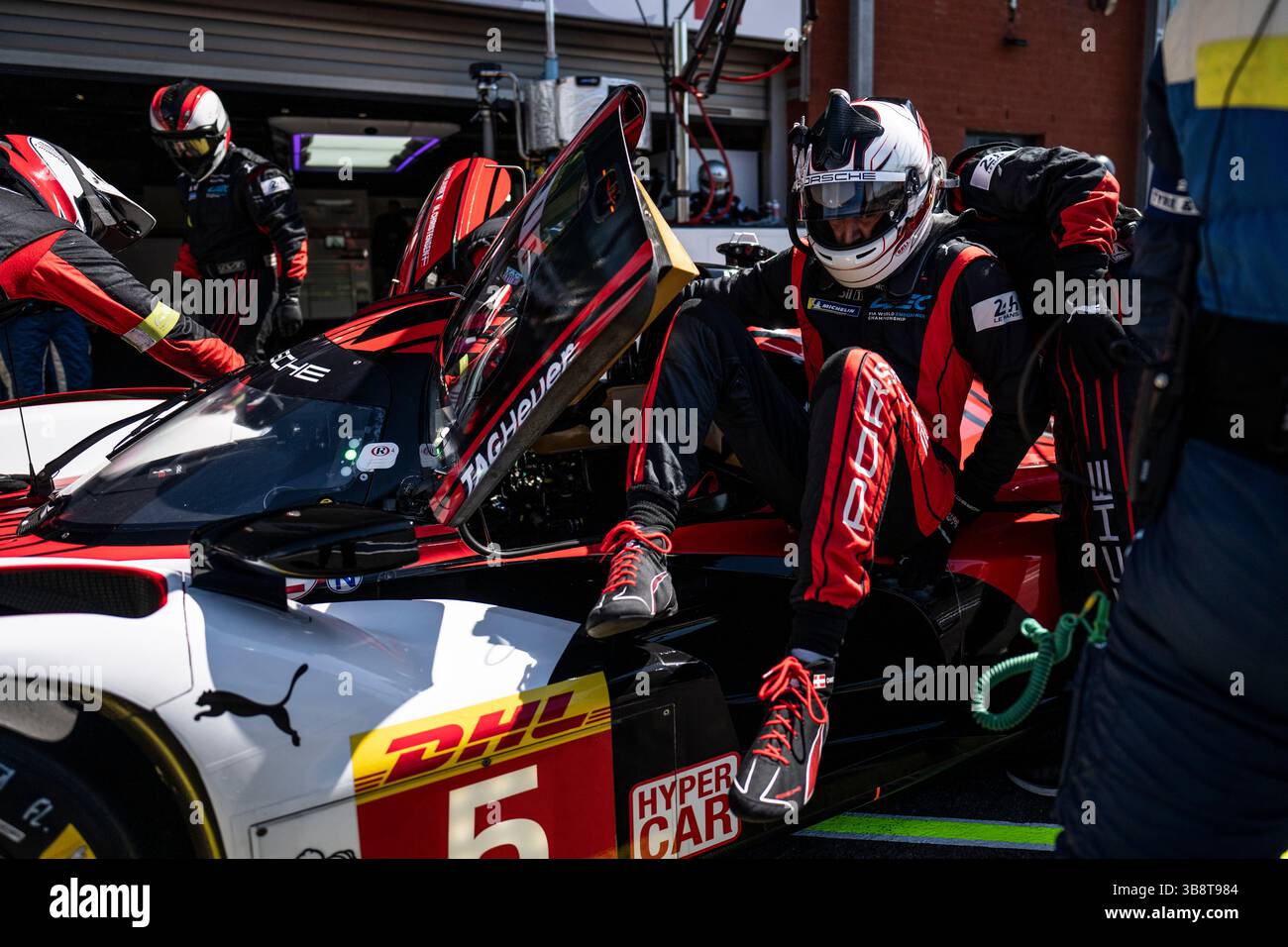 CHRISTENSEN Michael (dnk), Porsche Penske Motorsport, Porsche 963 #05, Hypercar, portrait during ...