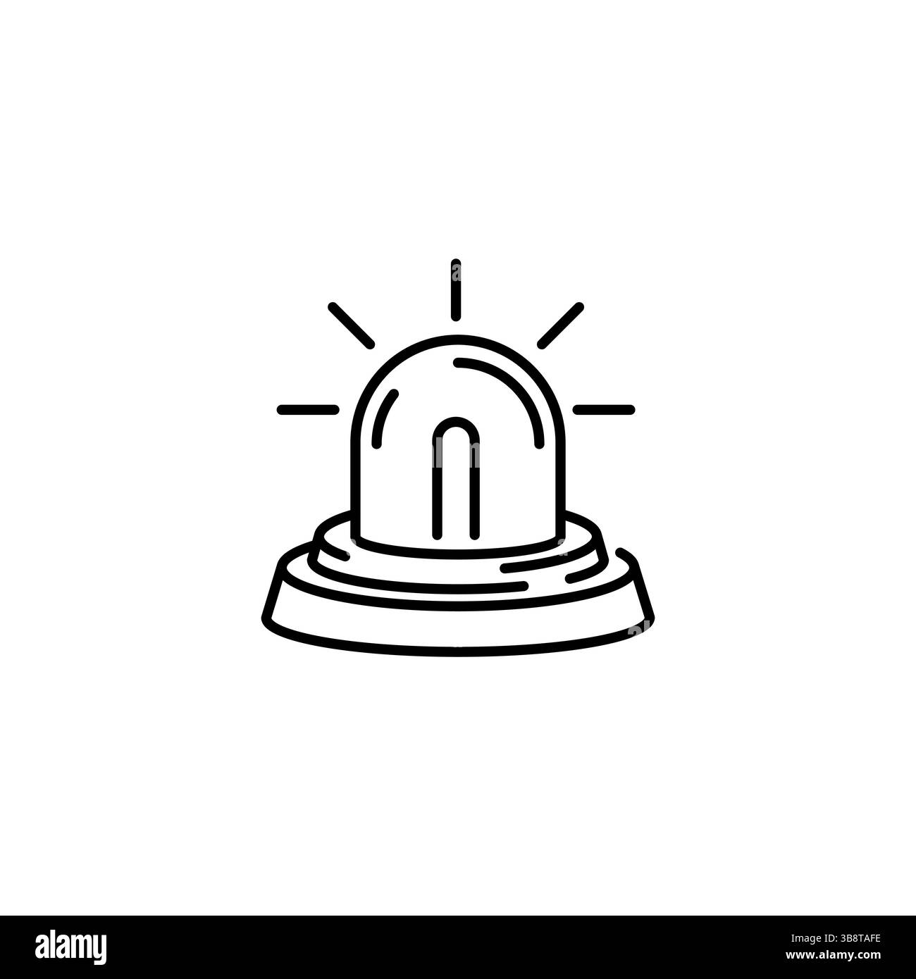 Red blue siren flashing Stock Vector Images - Alamy