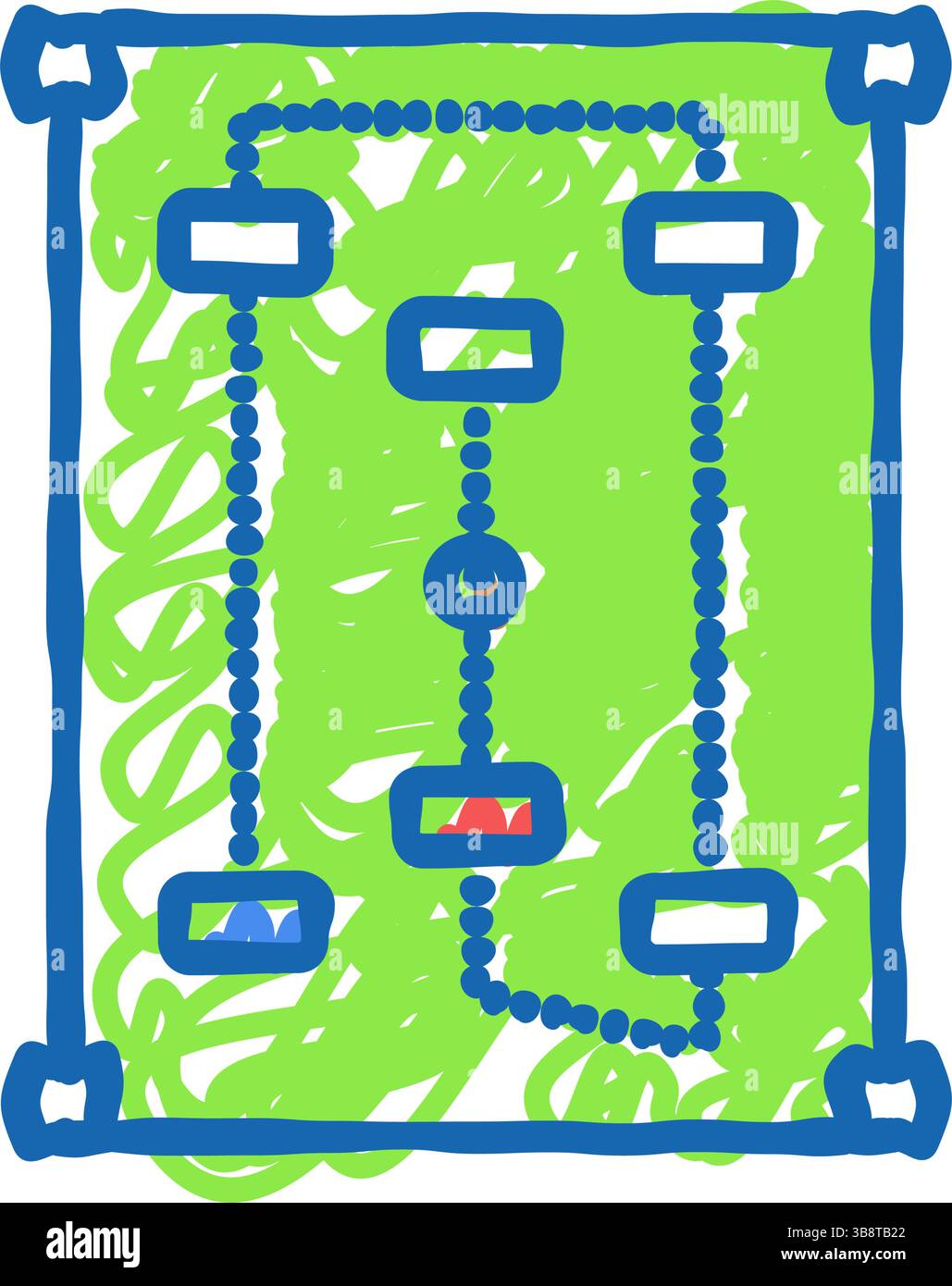 court croquet game icon doodle illustration Stock Vector Image & Art ...