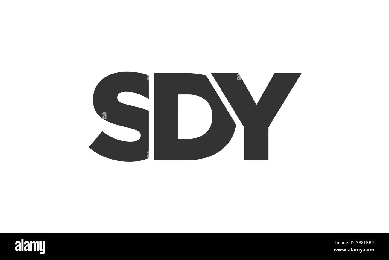 Sdy logo design Stock Vector Images - Alamy