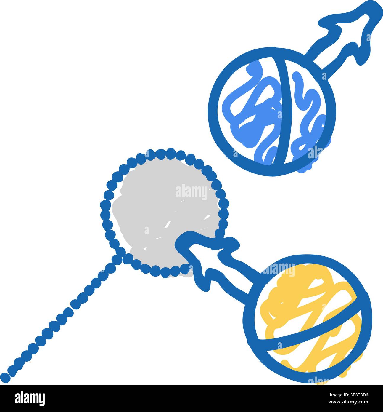 rush croquet game icon doodle illustration Stock Vector Image & Art - Alamy