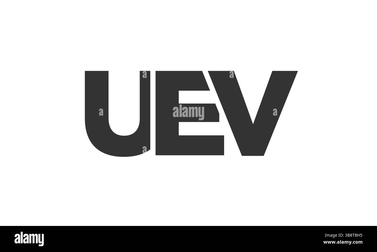 Uev logo design Stock Vector Images - Alamy