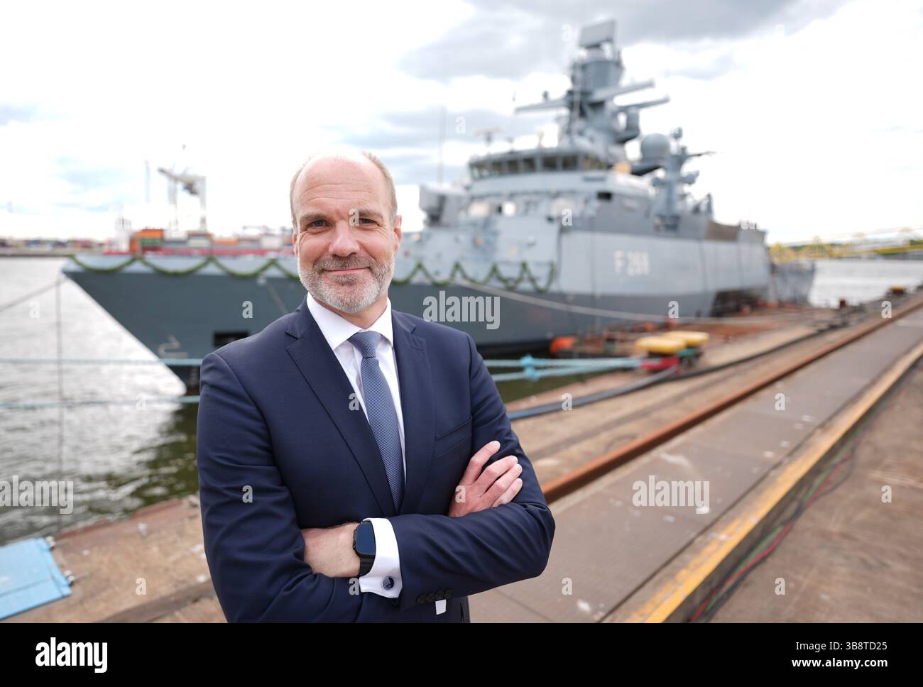 Hamburg, Germany. 08th May, 2025. Tim Wagner, Managing Director of NVL ...