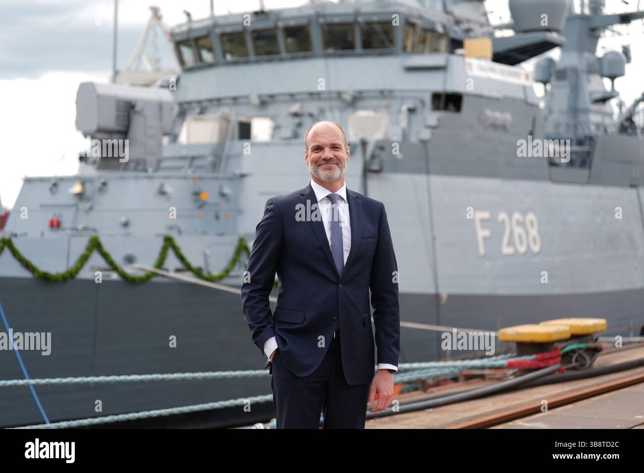 Hamburg, Germany. 08th May, 2025. Tim Wagner, Managing Director of NVL ...