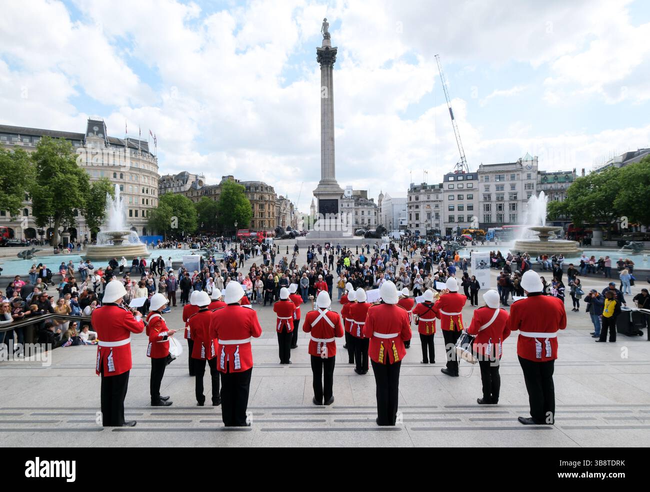 Trafalgar Square, London, UK. 8th May 2025. VE Day 80: London ...