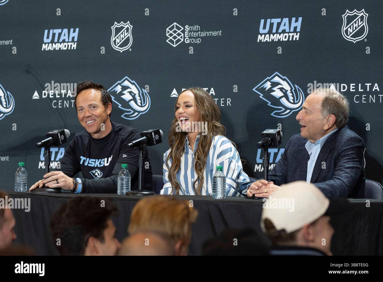 Chairman of Smith Entertainment Group Ryan Smith, Co-Founder Ashley ...