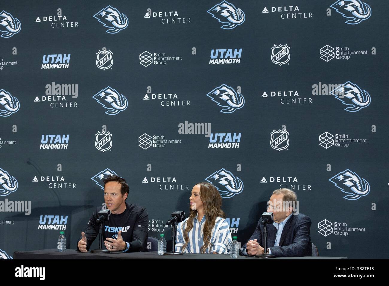 Chairman of Smith Entertainment Group Ryan Smith, Co-Founder Ashley ...