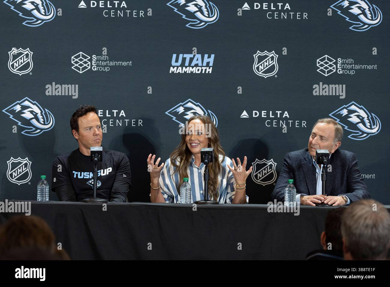 Chairman of Smith Entertainment Group Ryan Smith, Co-Founder Ashley ...