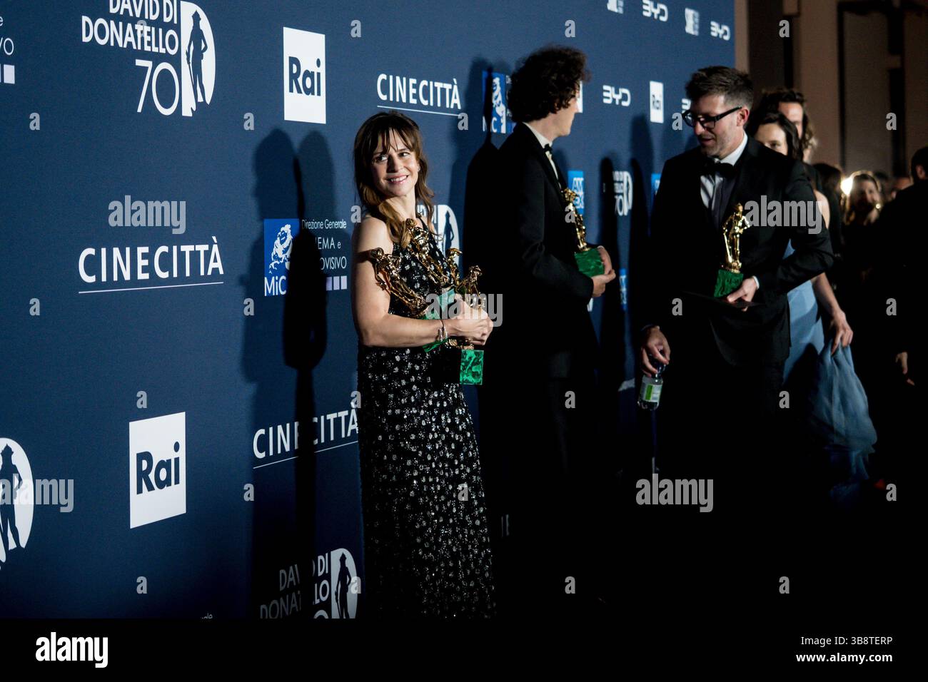 ROME, ITALY - MAY 07: Maura Delpero with David Di Donatello Awards ...
