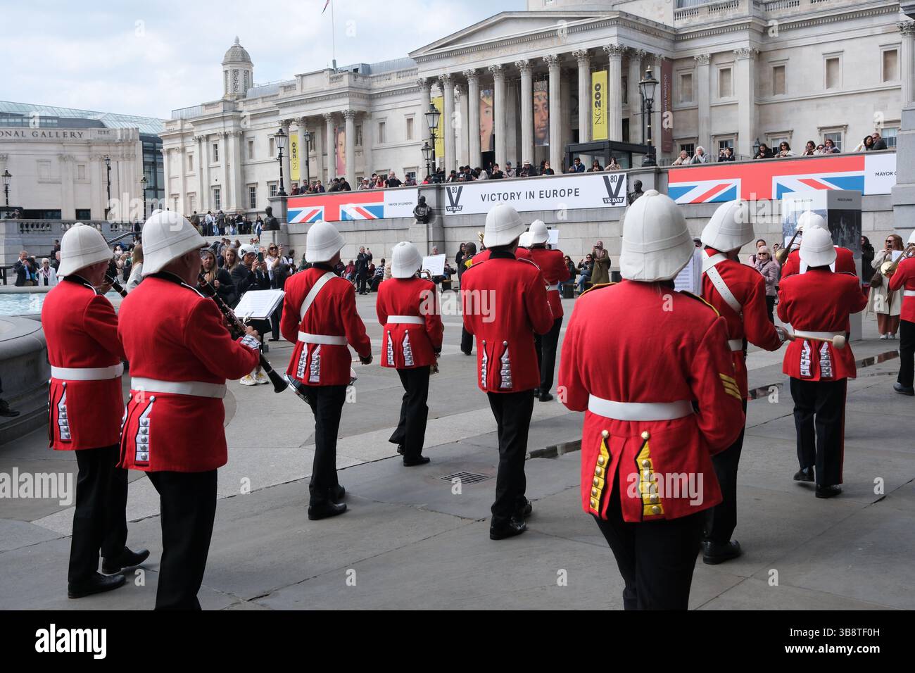 Trafalgar Square, London, UK. 8th May 2025. VE Day 80: London ...