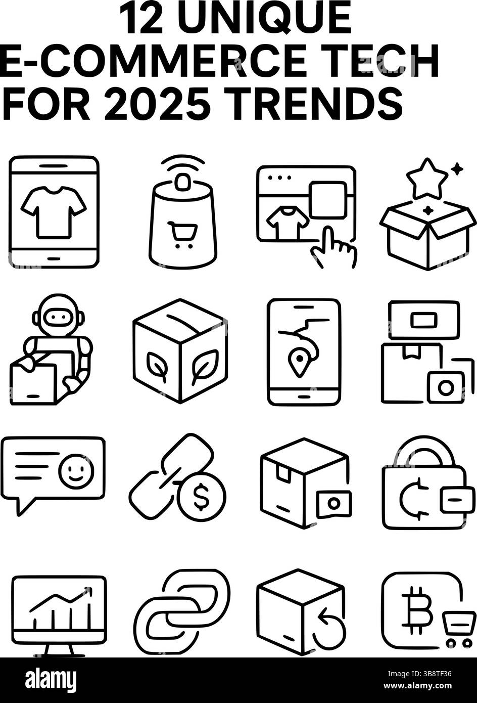 E commerce automation Black and White Stock Photos & Images - Alamy