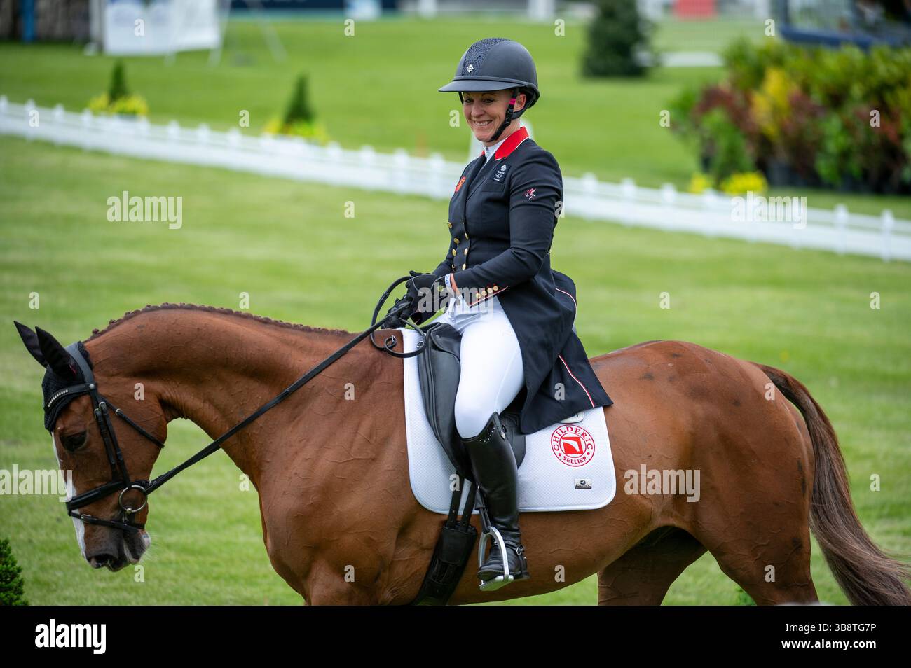 Gemma Stevens riding Chilli Knight representing Great, UK. 8th May ...