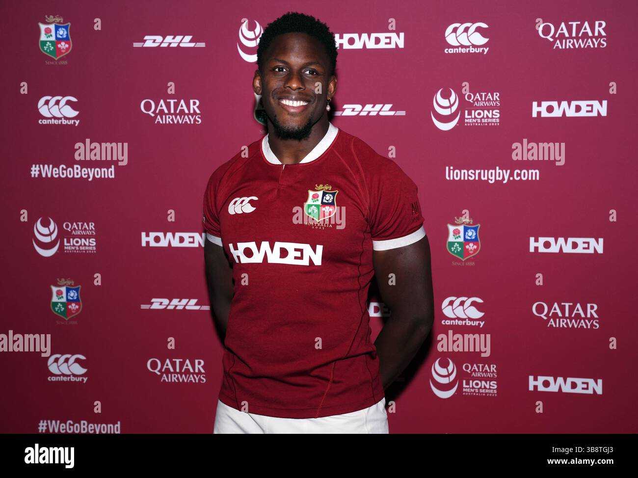 The Captain of the British & Irish Lions, Maro Itoje during the British ...