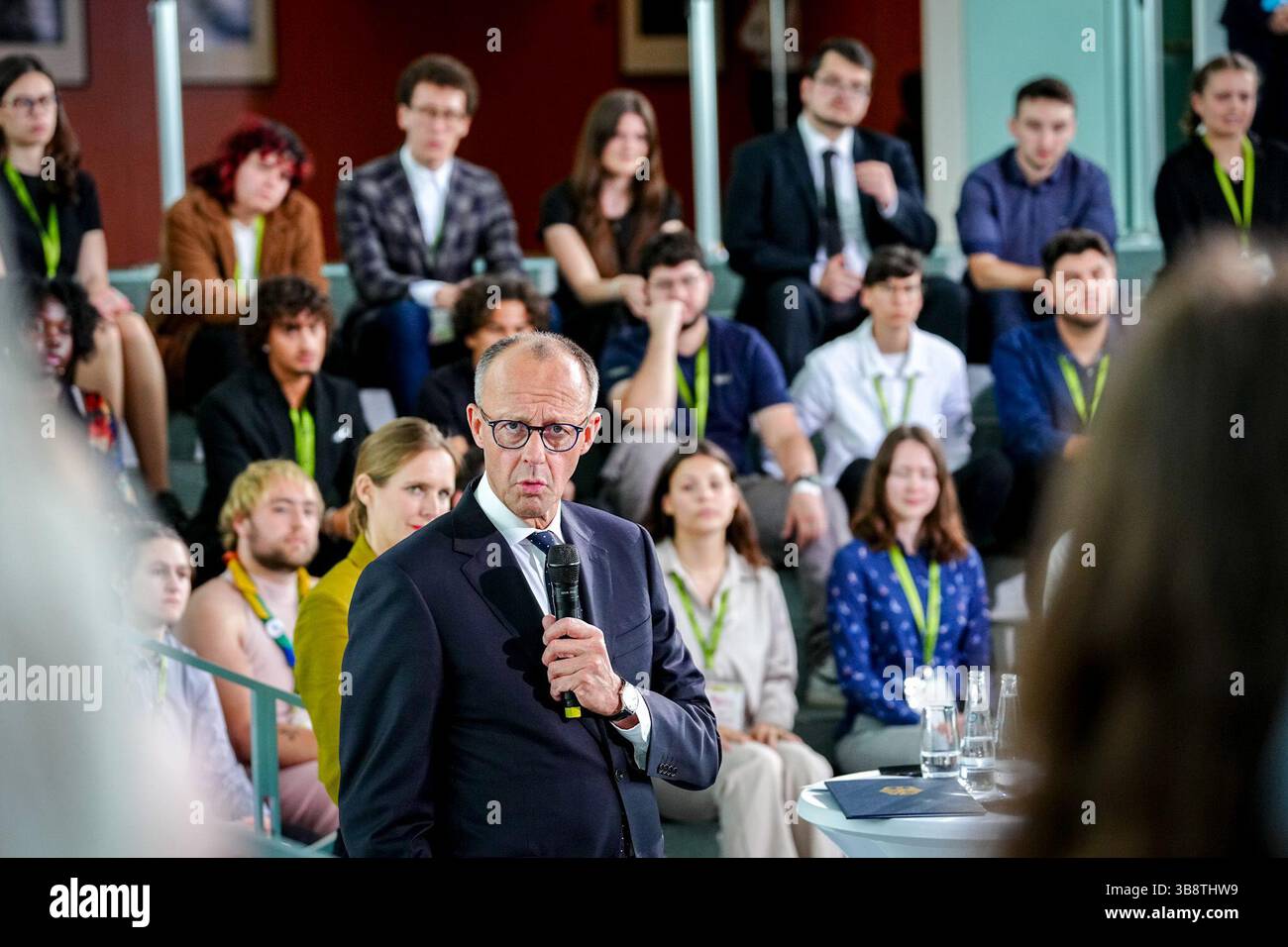 Berlin, Germany. 08th May, 2025. Federal Chancellor Friedrich Merz (CDU ...