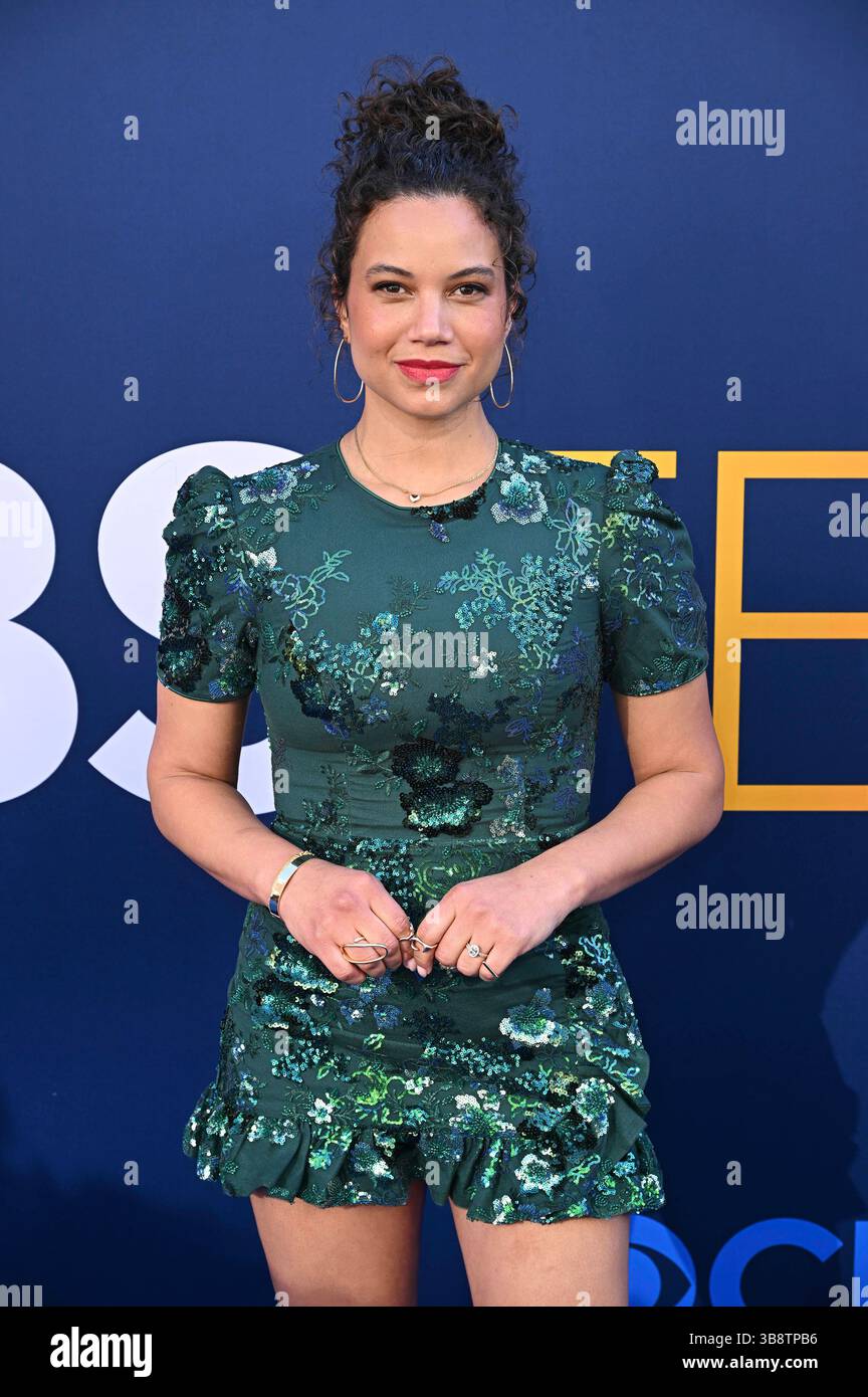 Michele Weaver bei der Präsentaion des CBS Programms 2025-26 in den ...