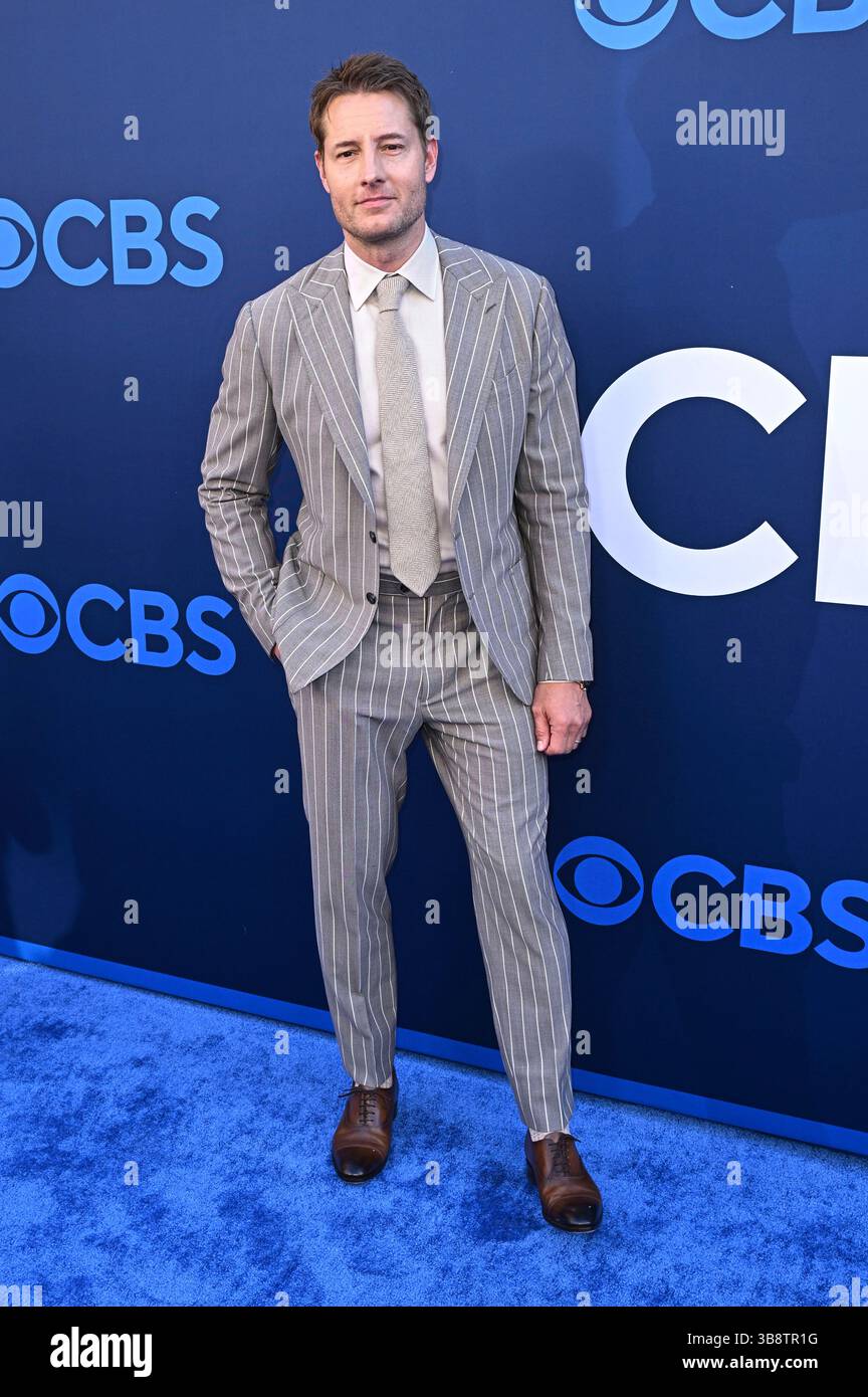 Justin Hartley bei der Präsentaion des CBS Programms 2025-26 in den ...