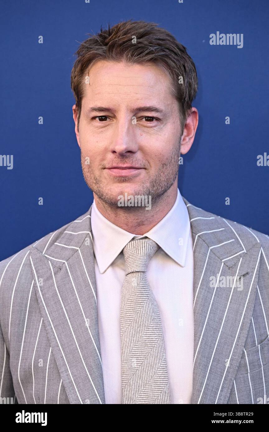 Justin Hartley bei der Präsentaion des CBS Programms 2025-26 in den ...