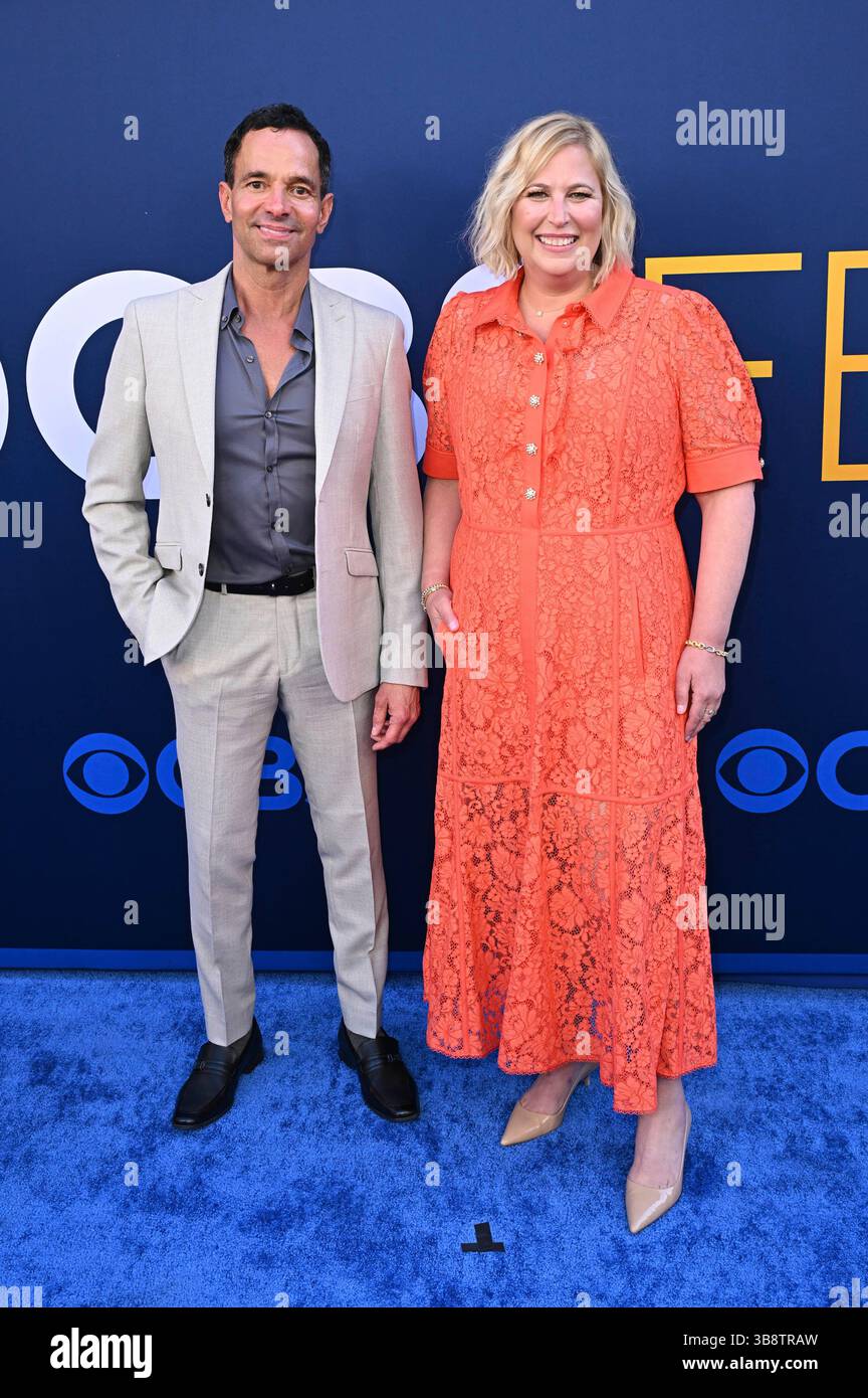 George Arthur Cheeks und Amy Reisenbach bei der Präsentaion des CBS ...