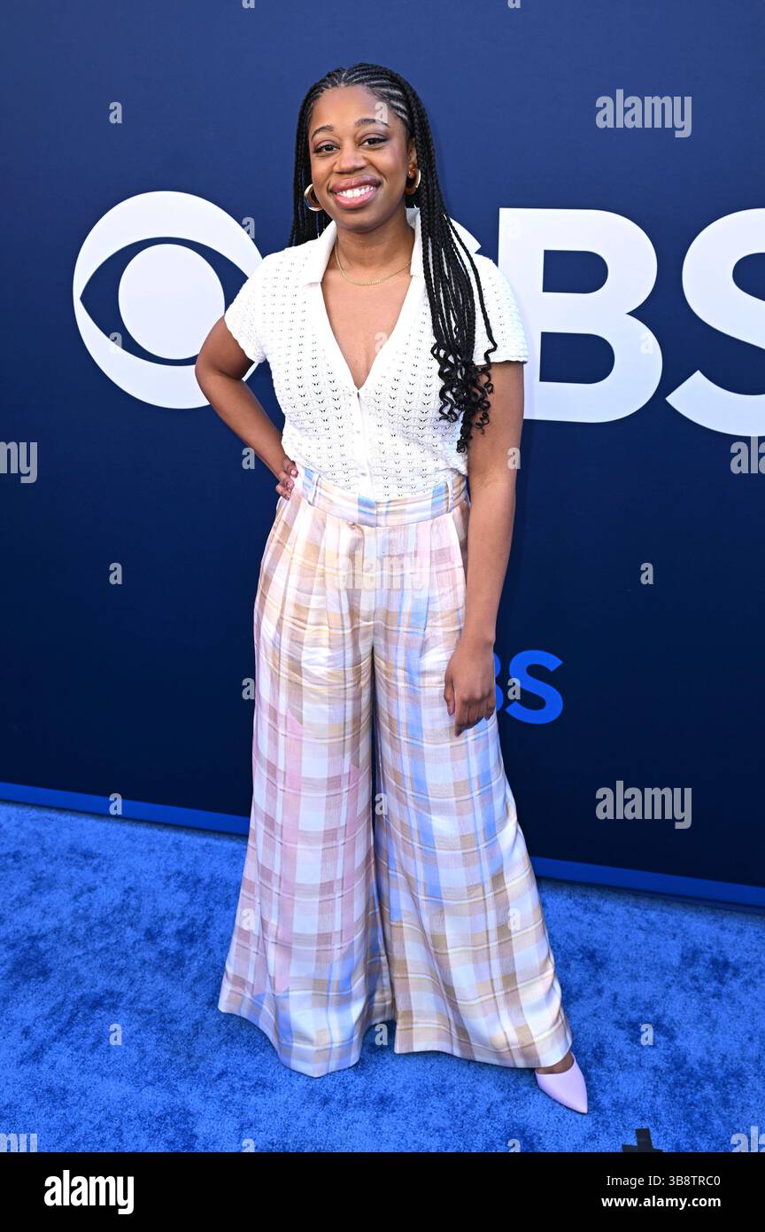 Diona Reasonover bei der Präsentaion des CBS Programms 2025-26 in den ...