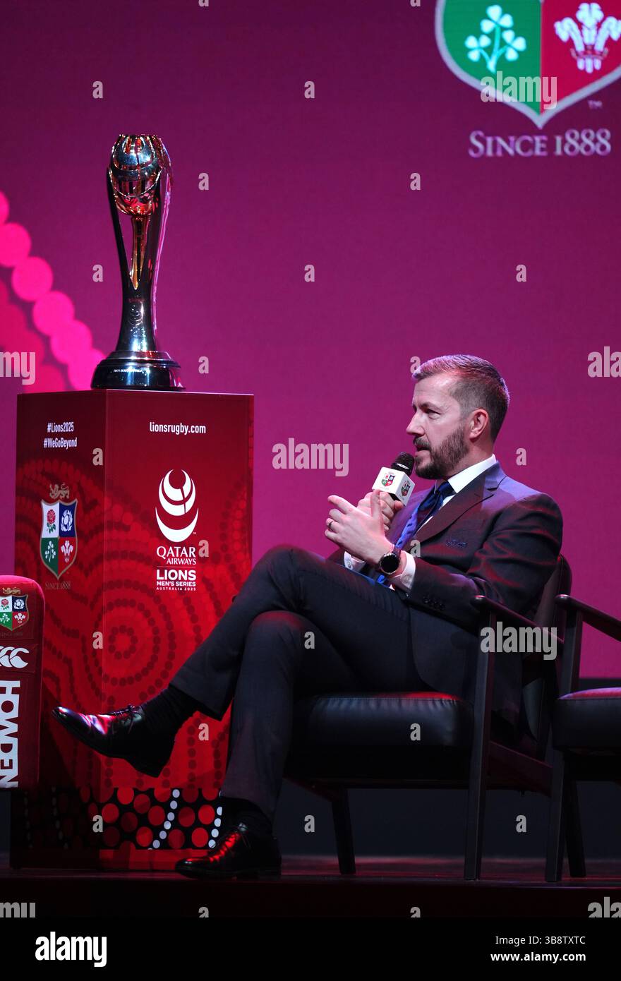 British and Irish Lions CEO Ben Calveley during the British and Irish ...
