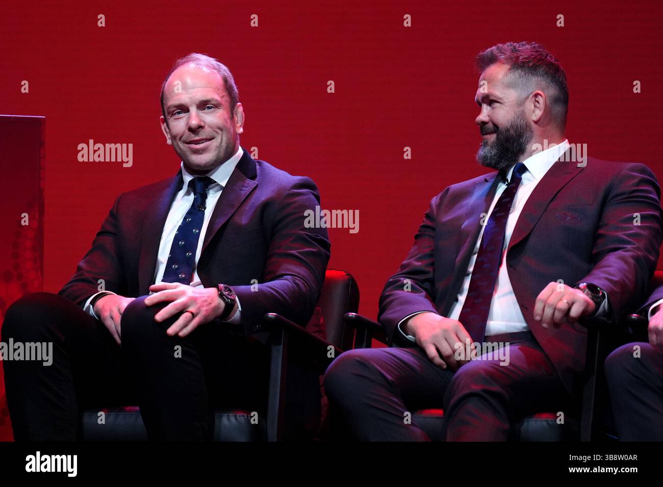 Former British & Irish Lions captain and Wales player Alun Wyn Jones ...