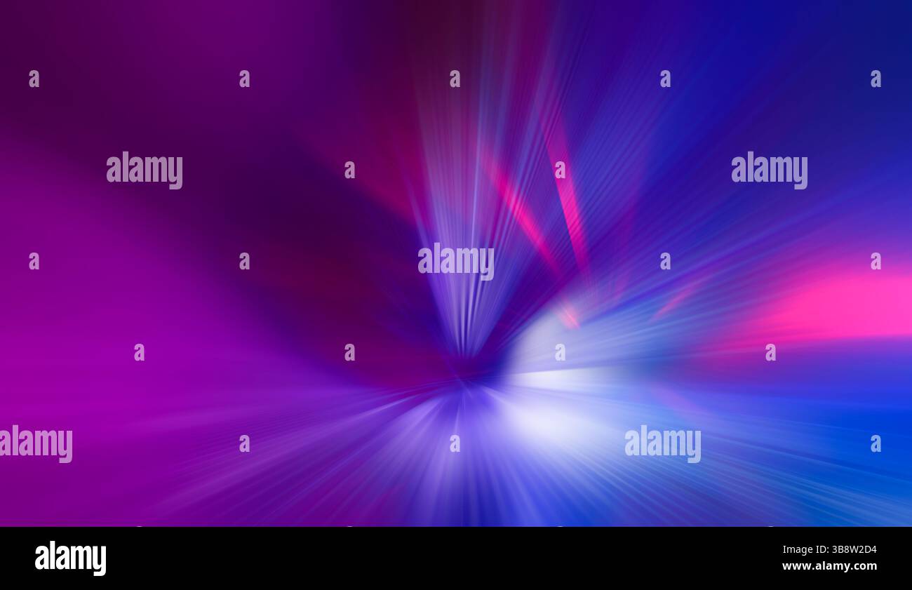 Abstract Light Streaks and Energy .Abstract flowing neon line purple ...