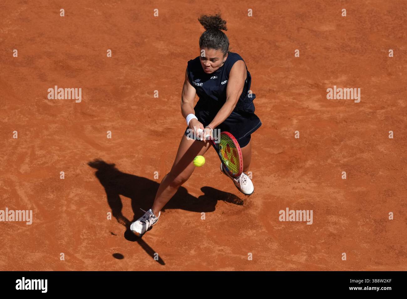 Rome, Italy. 08th May, 2025. Jasmine Paolini of Italy during the match ...