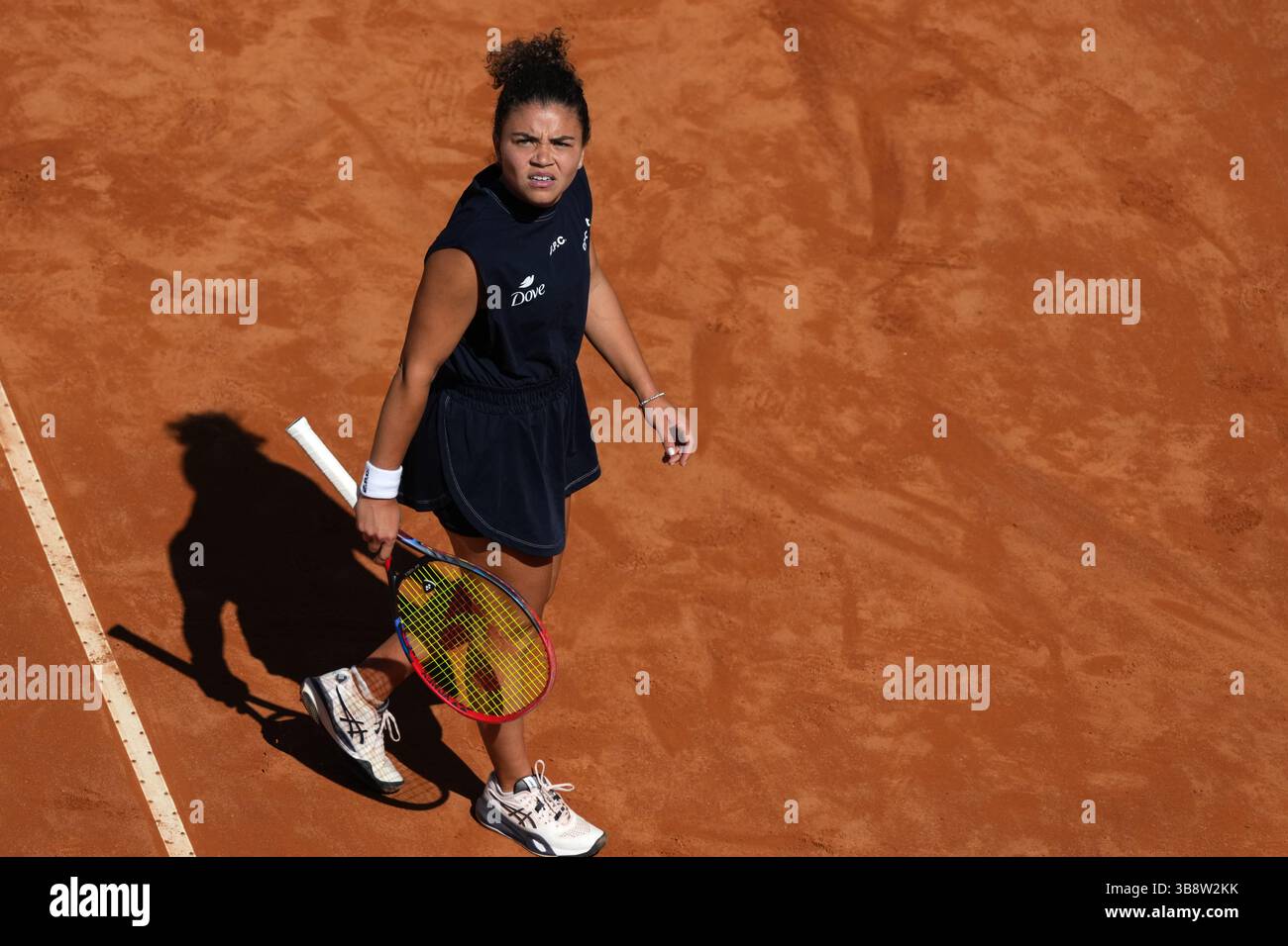 Rome, Italy. 08th May, 2025. Jasmine Paolini of Italy during the match ...