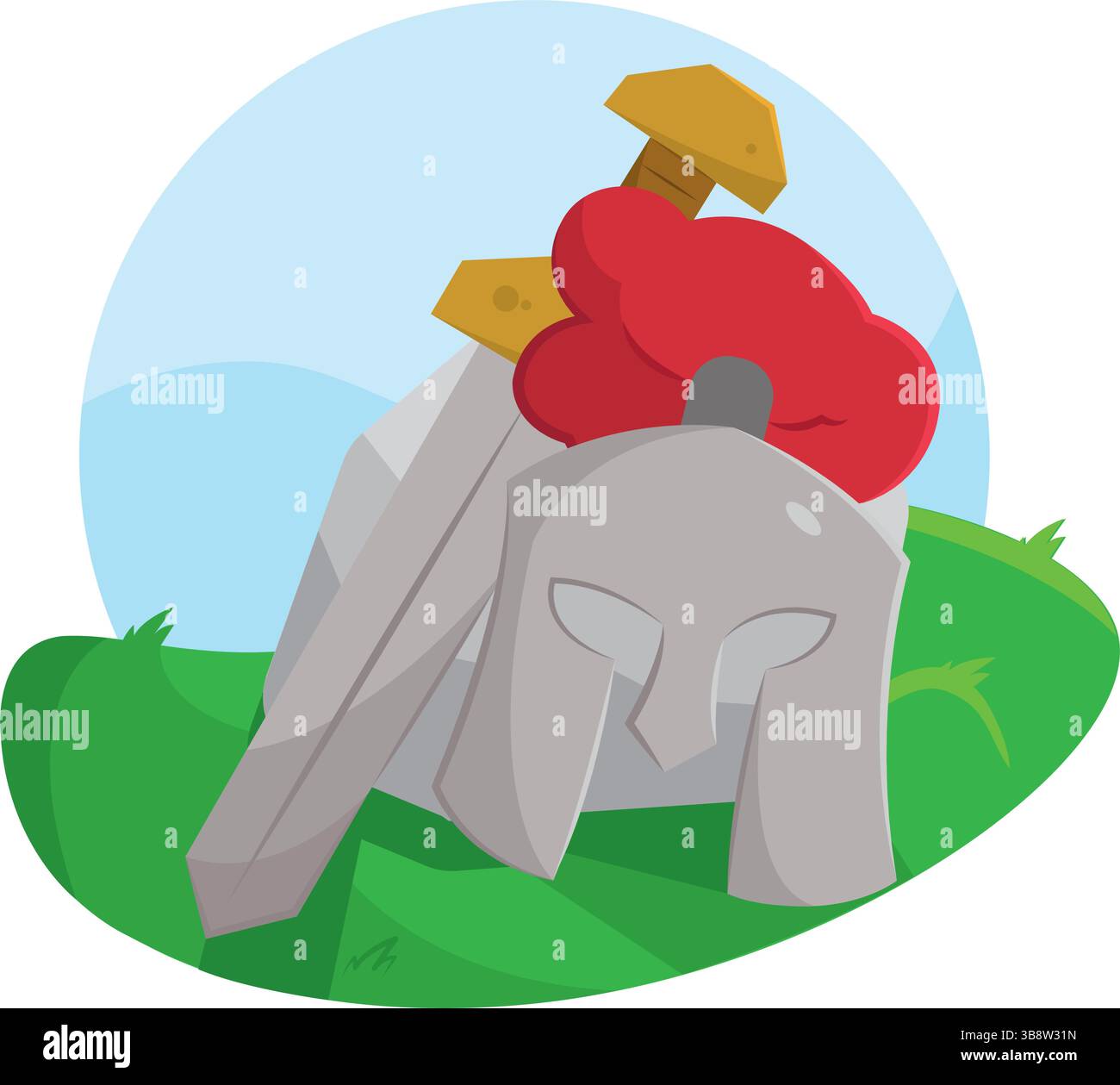 Ancient roman warrior gear. Vector illustration Stock Vector Image ...
