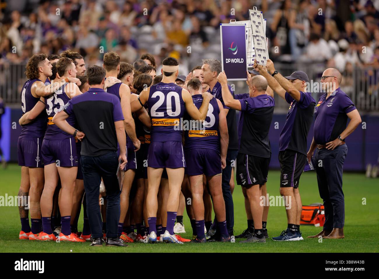 Perth, Australia. 08th May, 2025. Justin Longmuir, coach of the ...