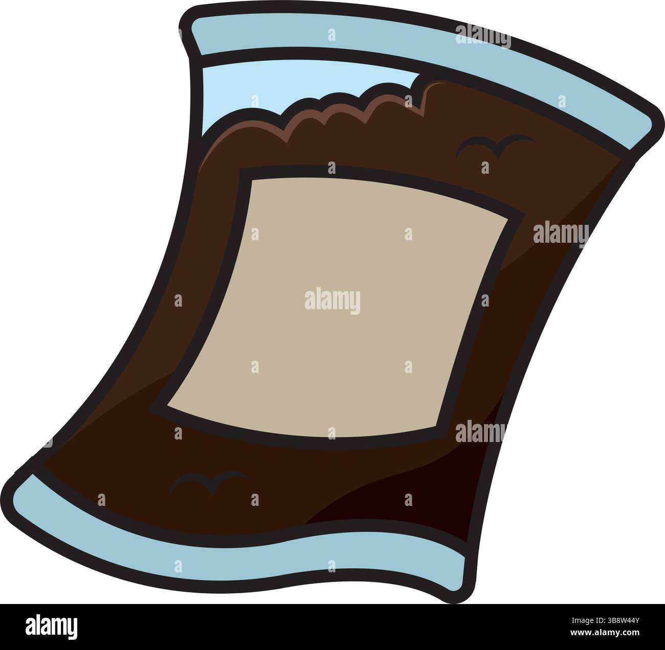 Snack pack pouch cartoon. Vector illustration Stock Vector Image & Art ...