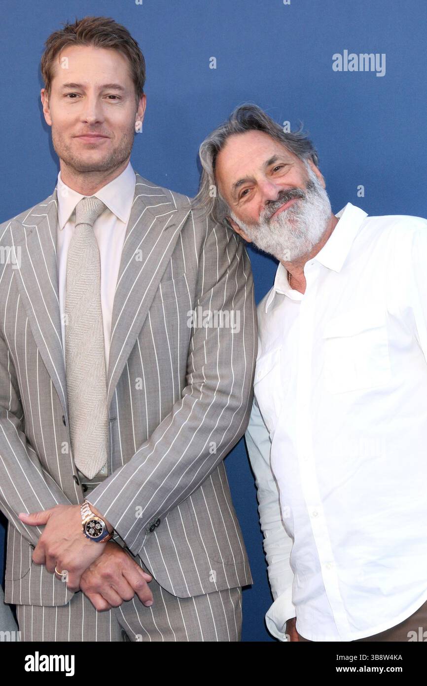 Ca. 07th May, 2025. Justin Hartley, Ken Olin at arrivals for CBS FEST 2025-26, Paramount Studios ...