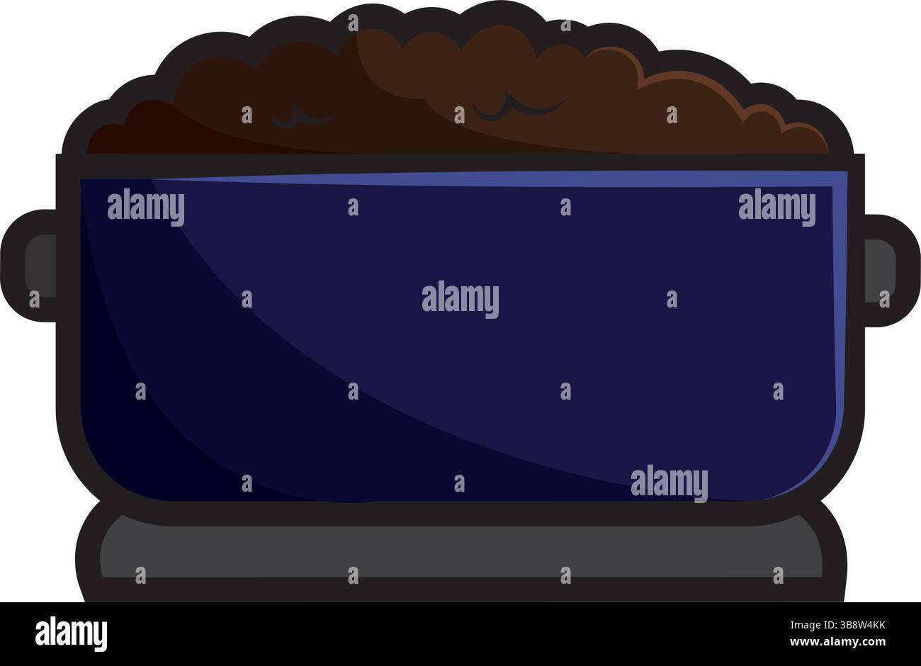 Boiling food in large pot. Vector illustration Stock Vector Image & Art ...