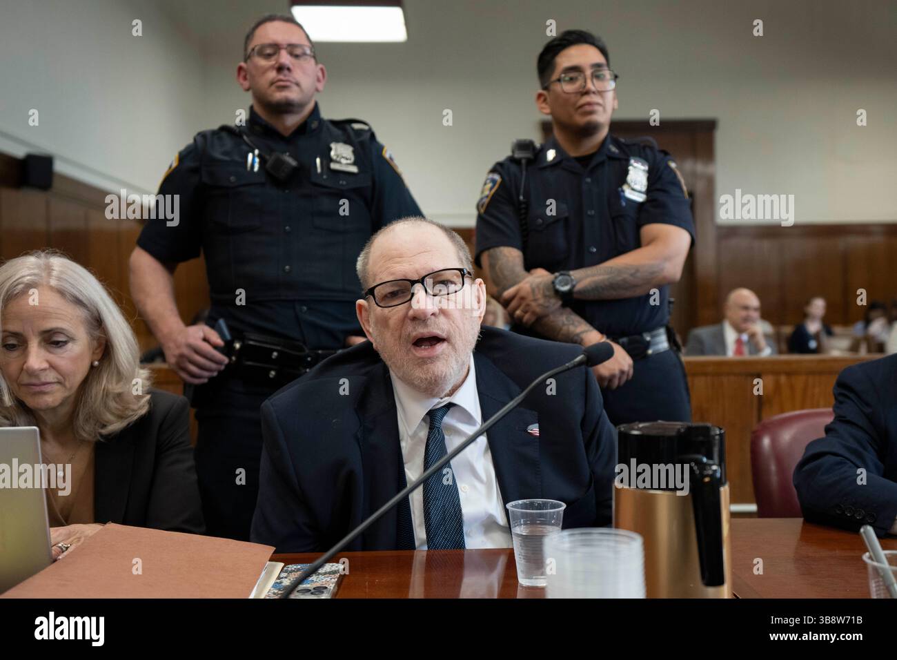 Harvey Weinstein appears in state court in Manhattan for his retrial on ...