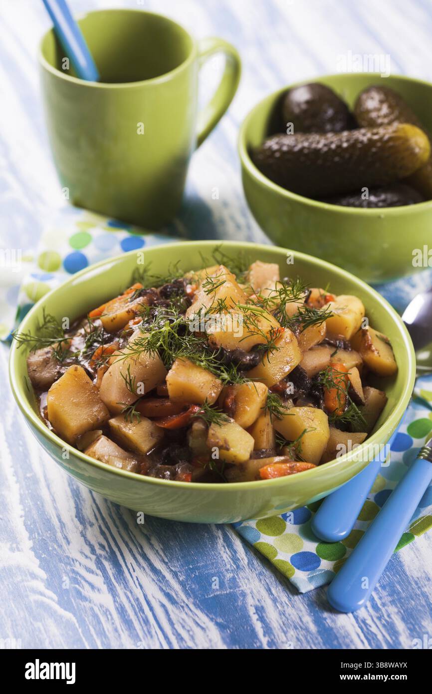 Vegetable ragout mushrooms in hi-res stock photography and images - Alamy
