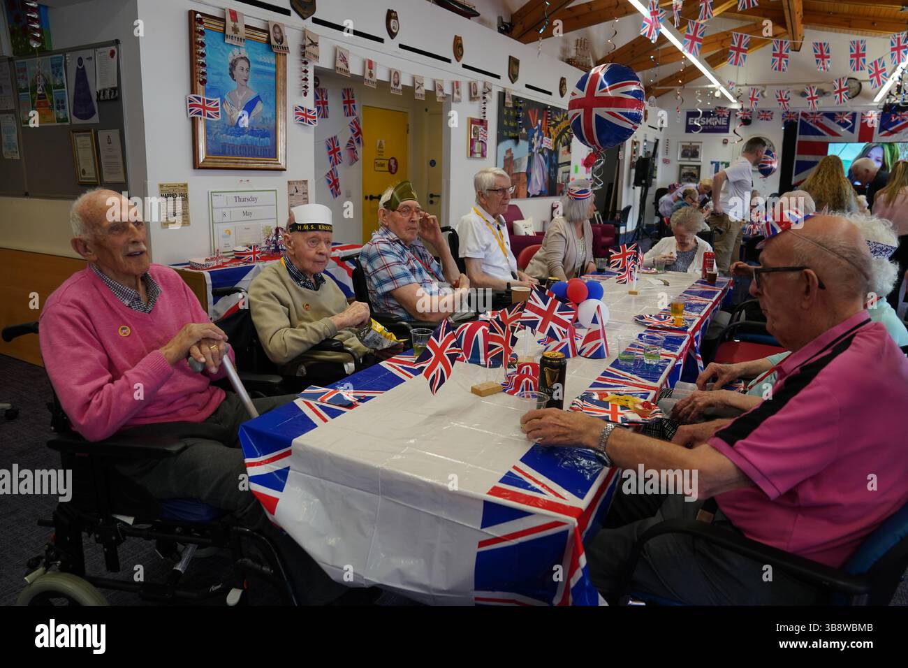 Veterans at a tea party at Erskine Veterans Home in Bishopton ...
