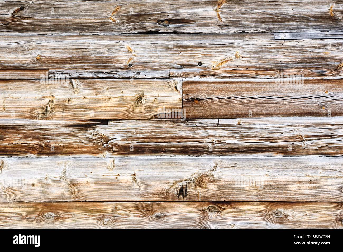 Old wooden planks texture. Rustic natural wood background. Weathered ...