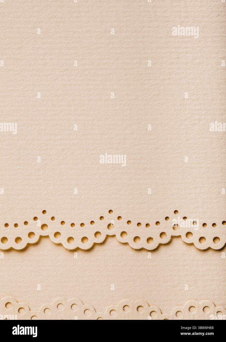 Scrap paper with lace - beige color and natural texture Stock Photo - Alamy
