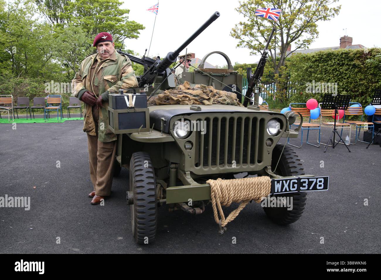 VE Day celebration held at Lynemouth Welfare Pavillion organised by the ...