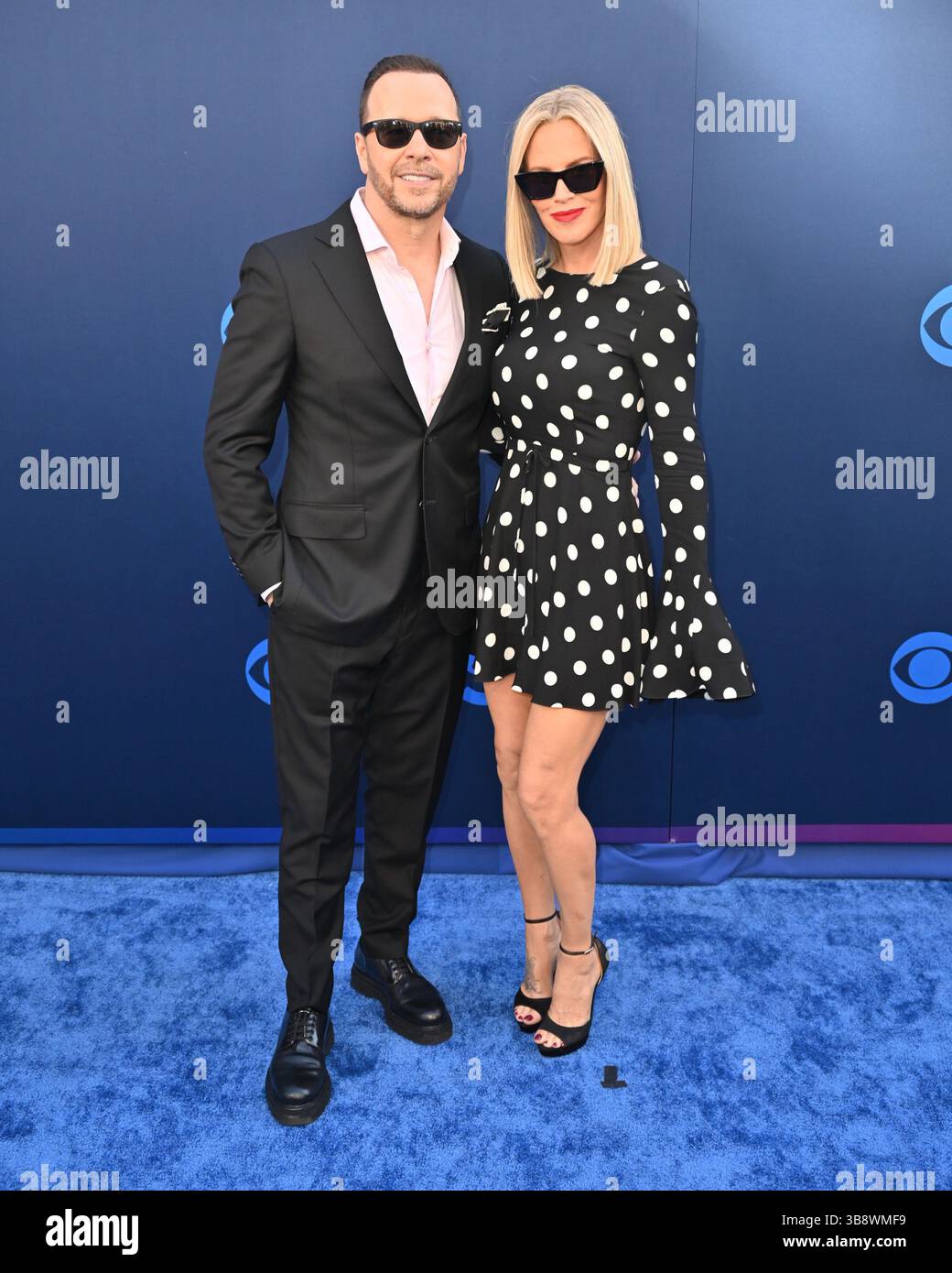 Ca. 07th May, 2025. Donnie Wahlberg, Jenny McCarthy at arrivals for CBS ...