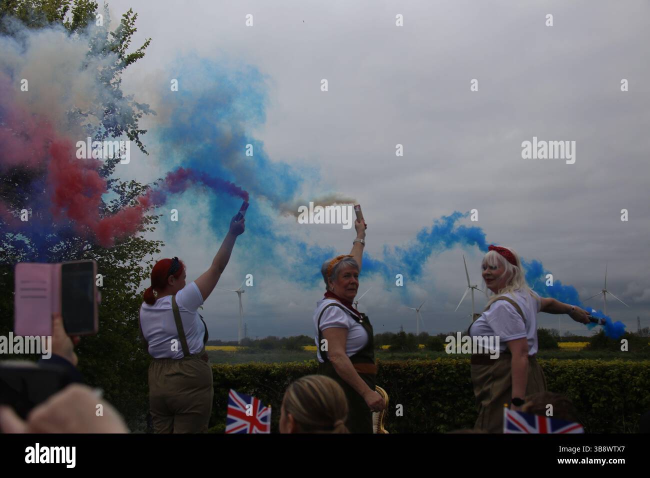 VE Day celebration held at Lynemouth Welfare Pavillion organised by the ...