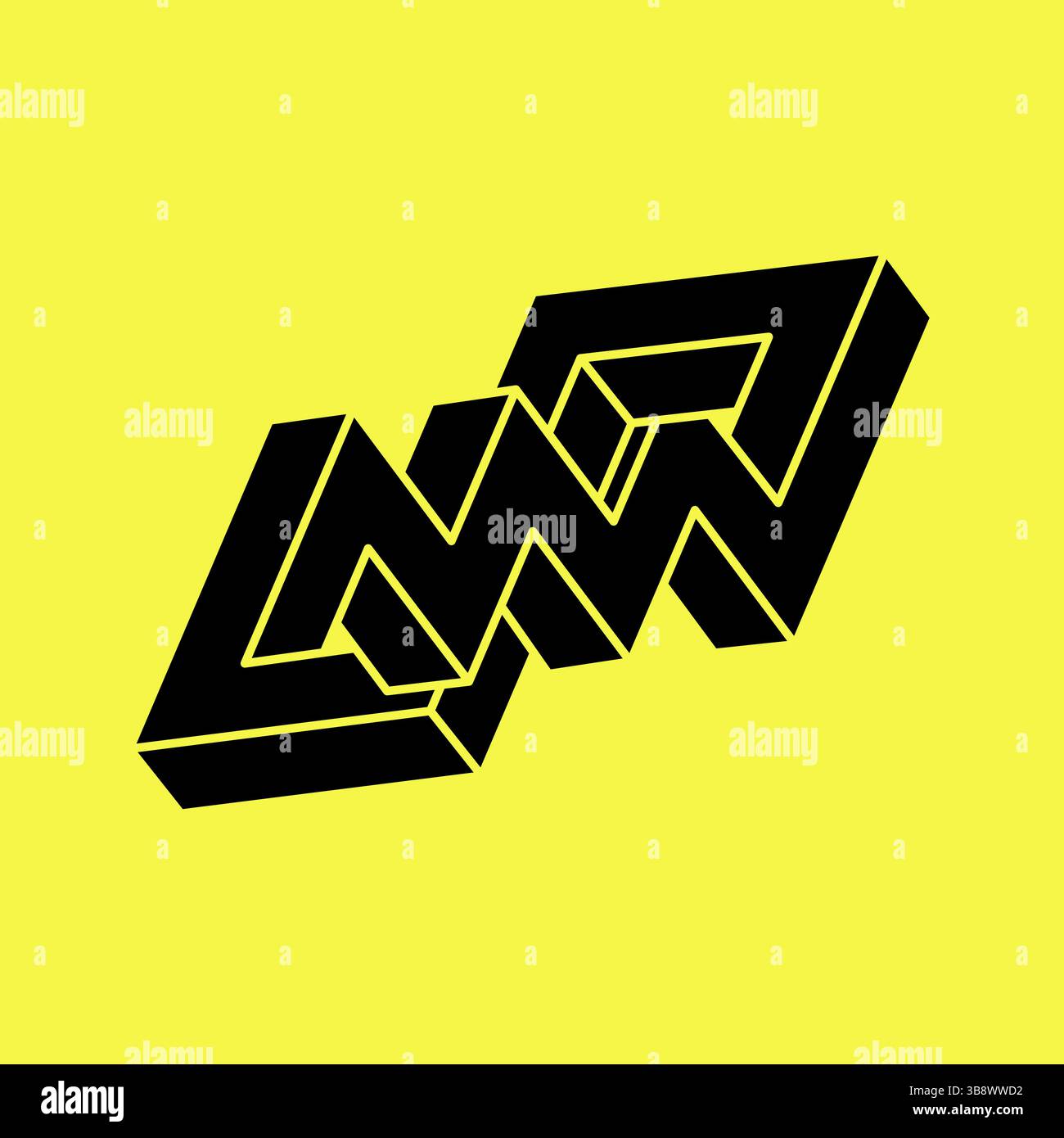 Optical illusion figures .Impossible shapes. Sacred geometry. Abstract ...