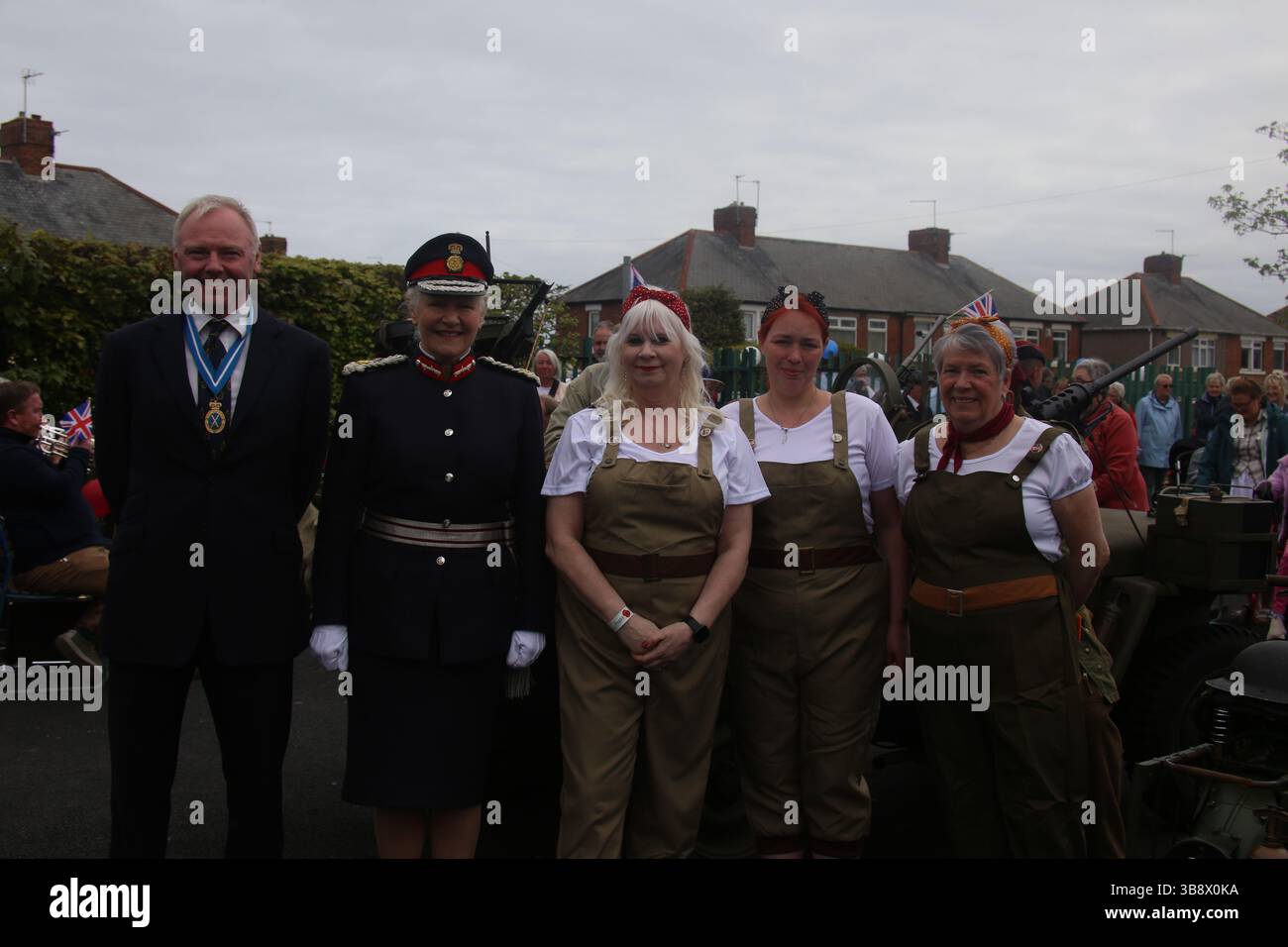 VE Day celebration held at Lynemouth Welfare Pavillion organised by the ...