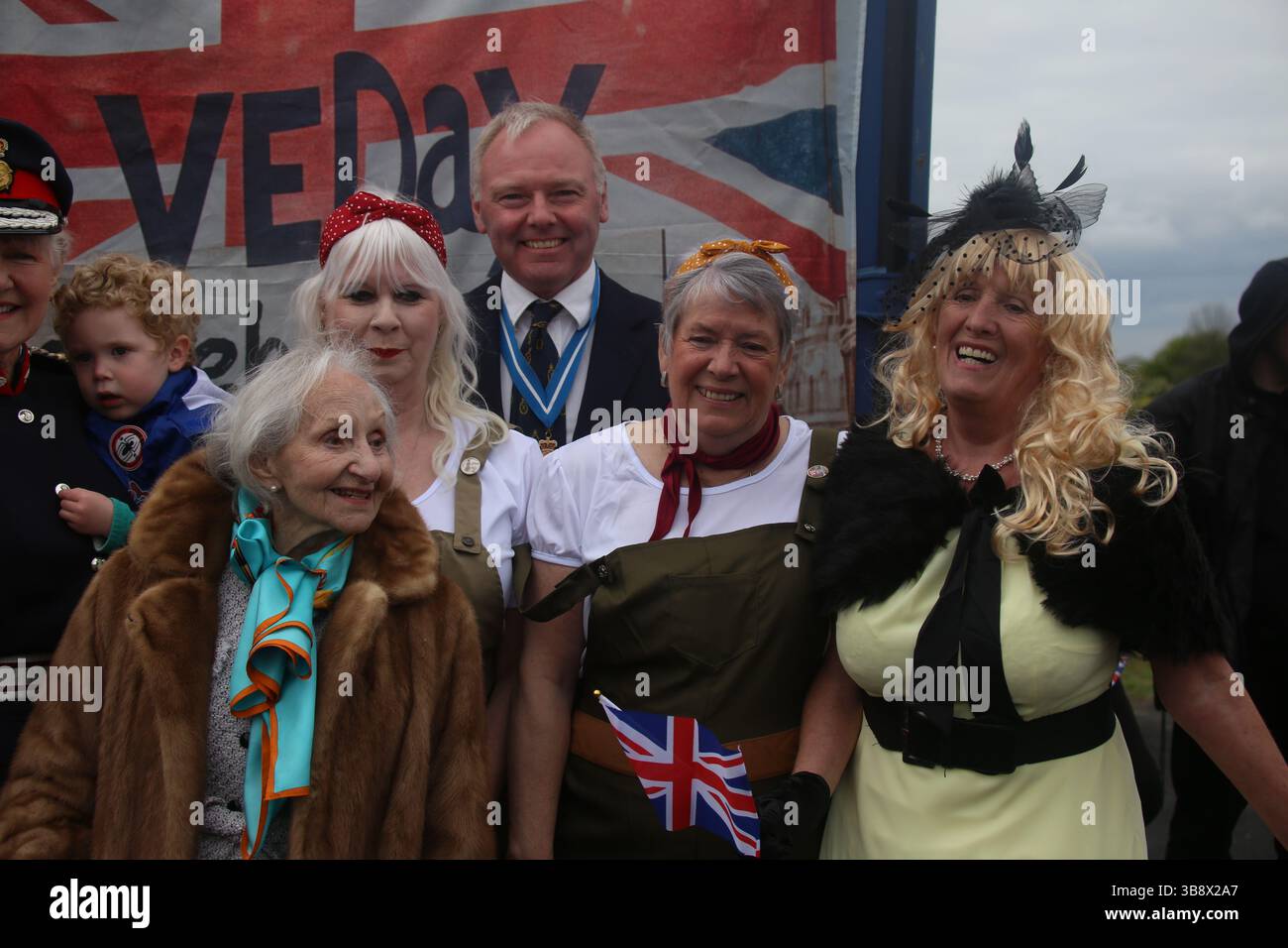 VE Day celebration held at Lynemouth Welfare Pavillion organised by the ...