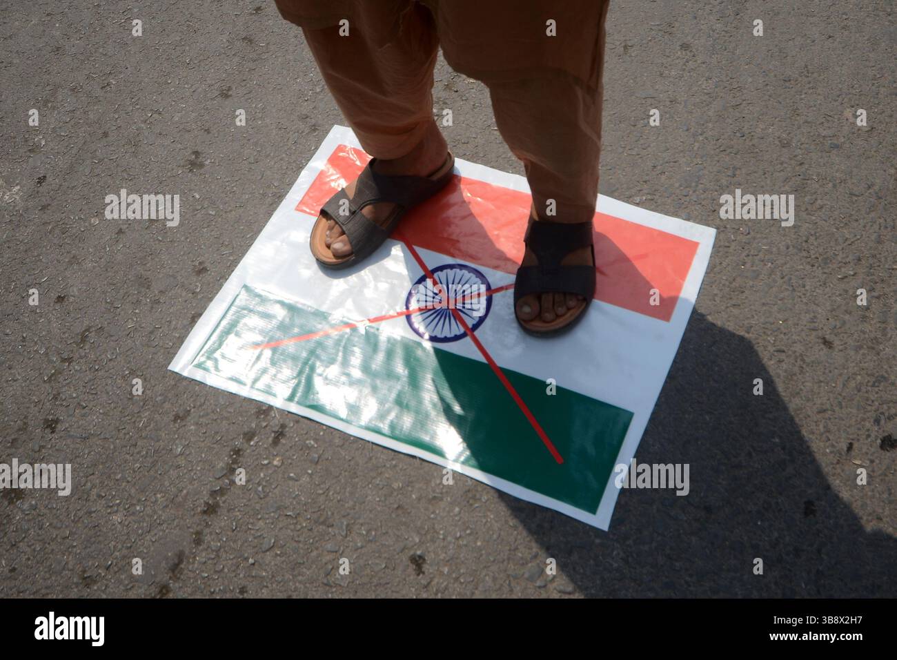 Peshawar, Peshawar, Pakistan. 7th May, 2025. PMML party protest ...