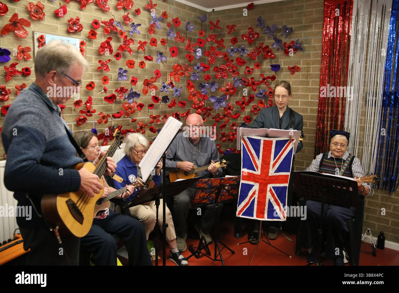 VE Day celebration held at Lynemouth Welfare Pavillion organised by the ...