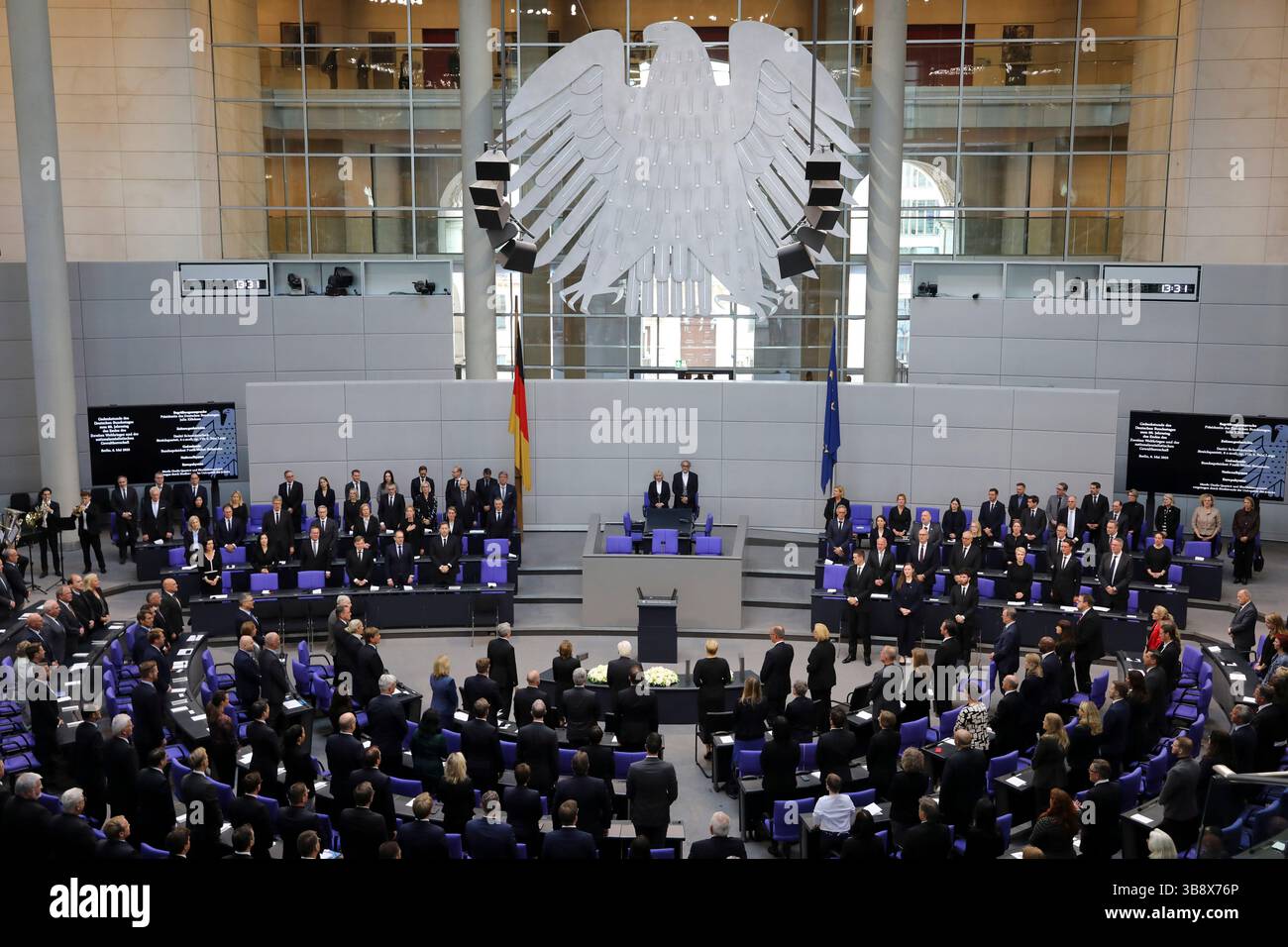 Berlin, Germany. 8th May, 2025. A ceremony commemorating the 80th ...