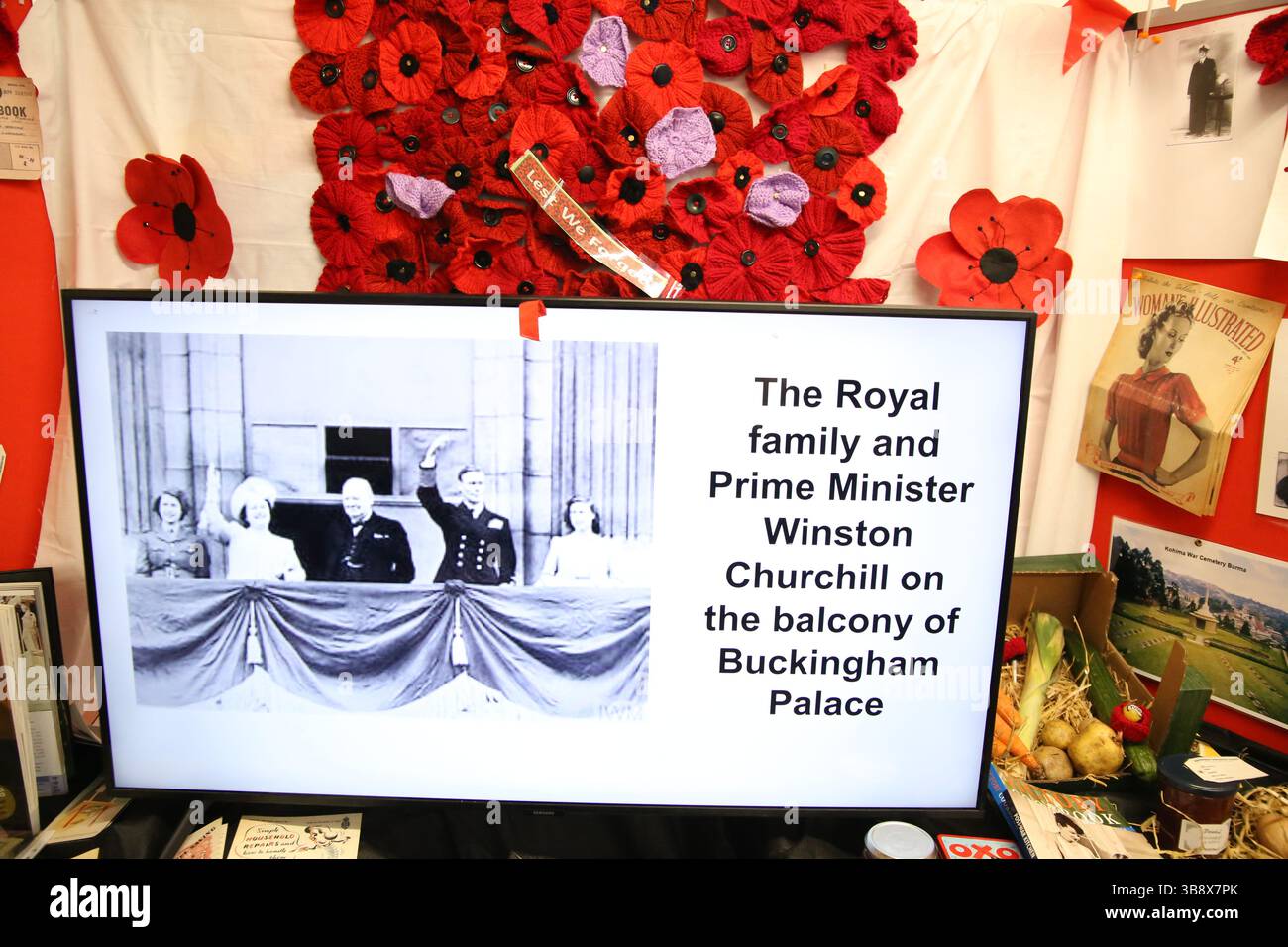 VE Day celebration held at Lynemouth Welfare Pavillion organised by the ...